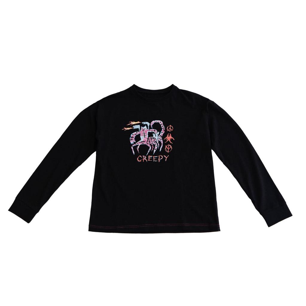 Лонгслив CREEPY CLOTHING "технокошка"