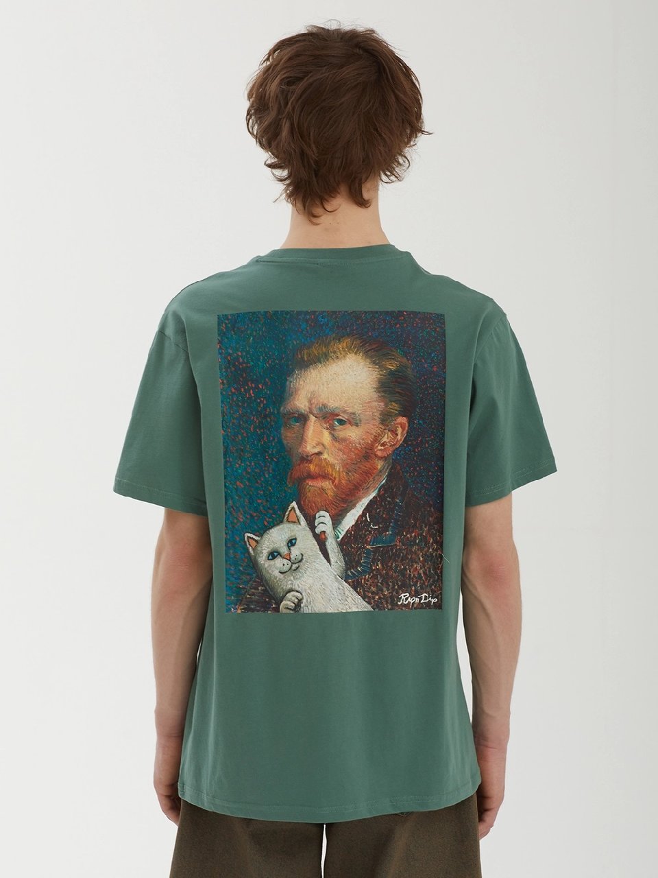 Футболка RIPNDIP VAN NERMAL TEE OLIVE